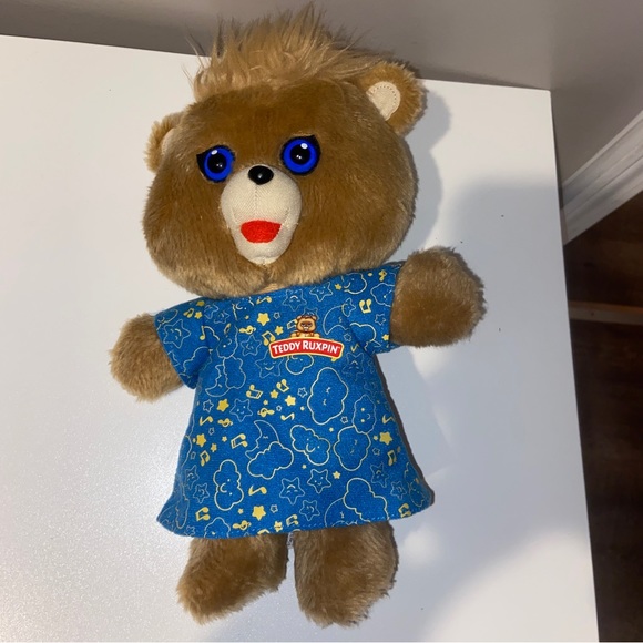 Toys | Bedtime Talking Teddy Ruxpin 218 12 Tall Plush Teddy Bear Toy In ...
